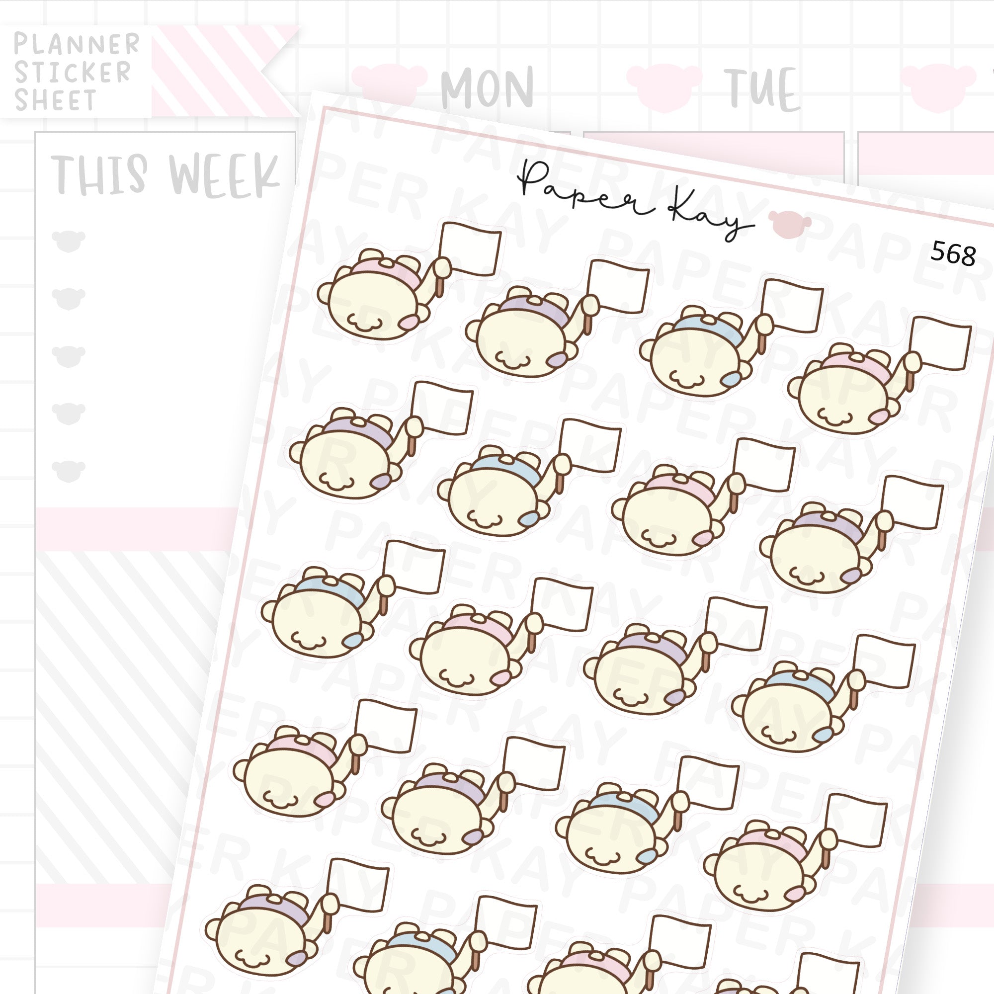 DTB Giving Up Sticker Sheet – Paper Kay