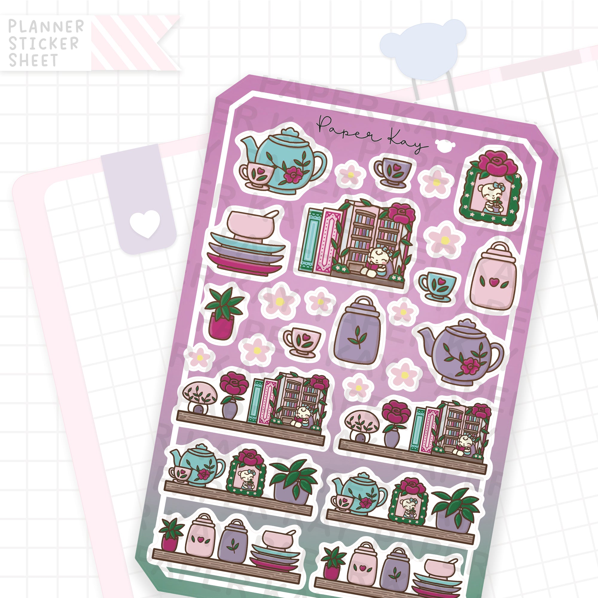 Boot House Shelves Bujo Deco Stickers – Paper Kay
