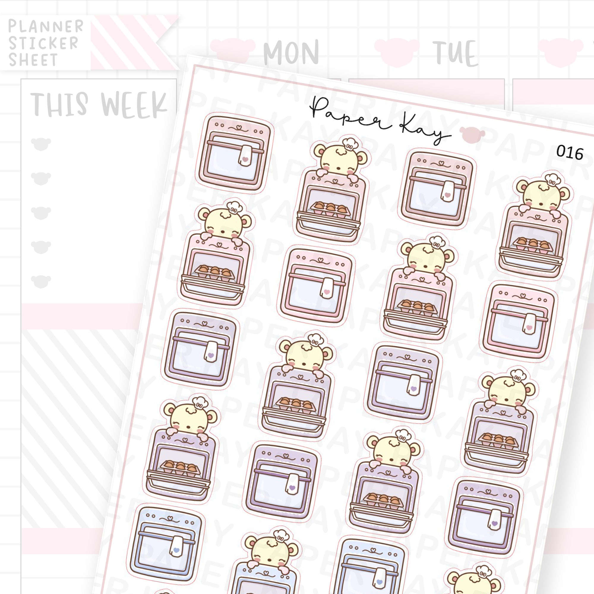 Oven Sticker Sheet – Paper Kay