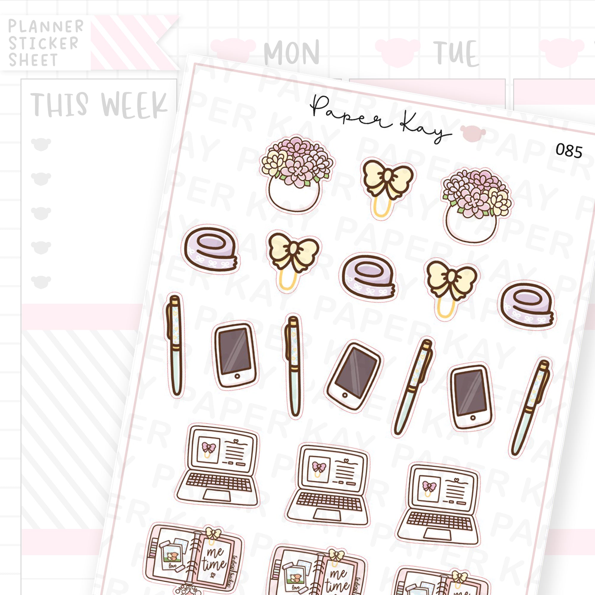 Planning Time Deco Sticker Sheet – Paper Kay