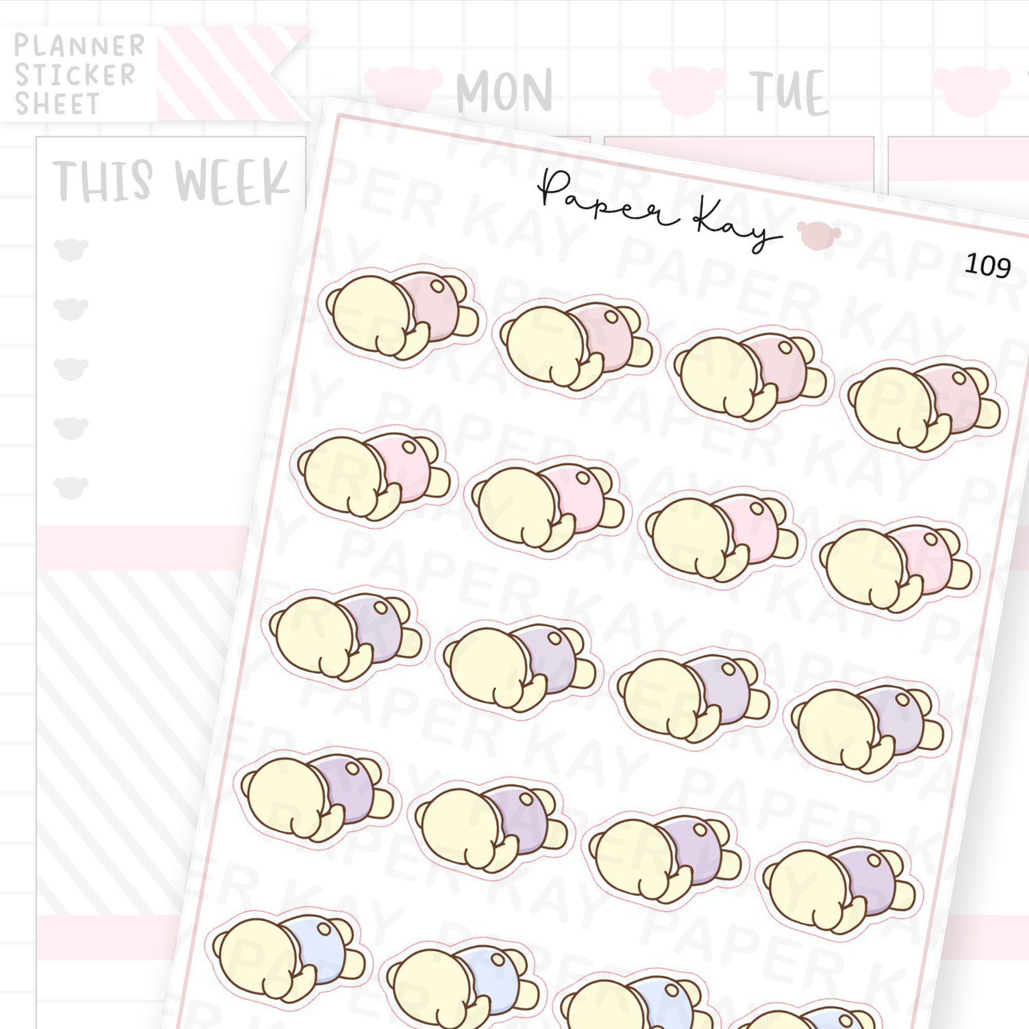 Fed Up Mood Sticker Sheet – Paper Kay