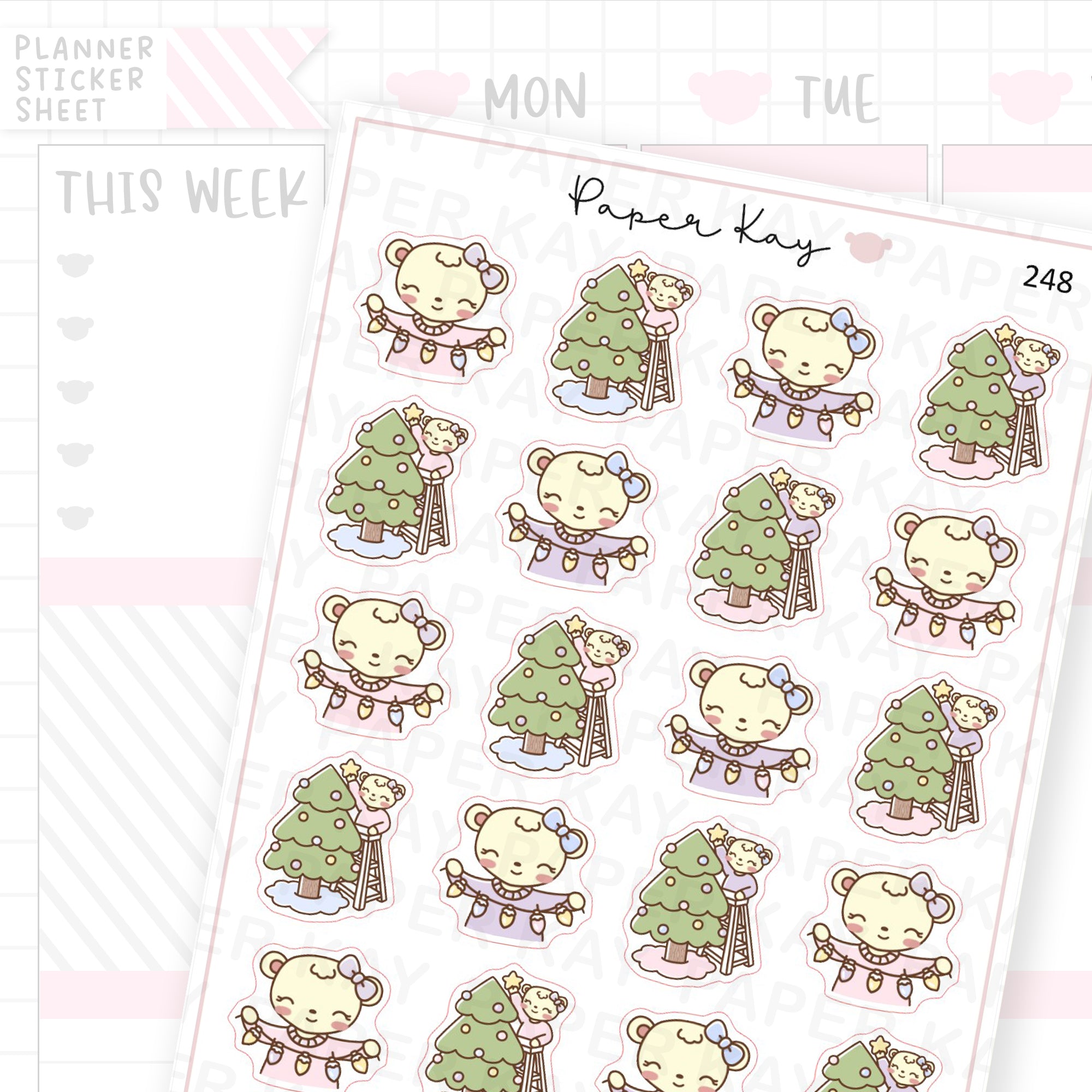 Christmas Decorating Sticker Sheet – Paper Kay