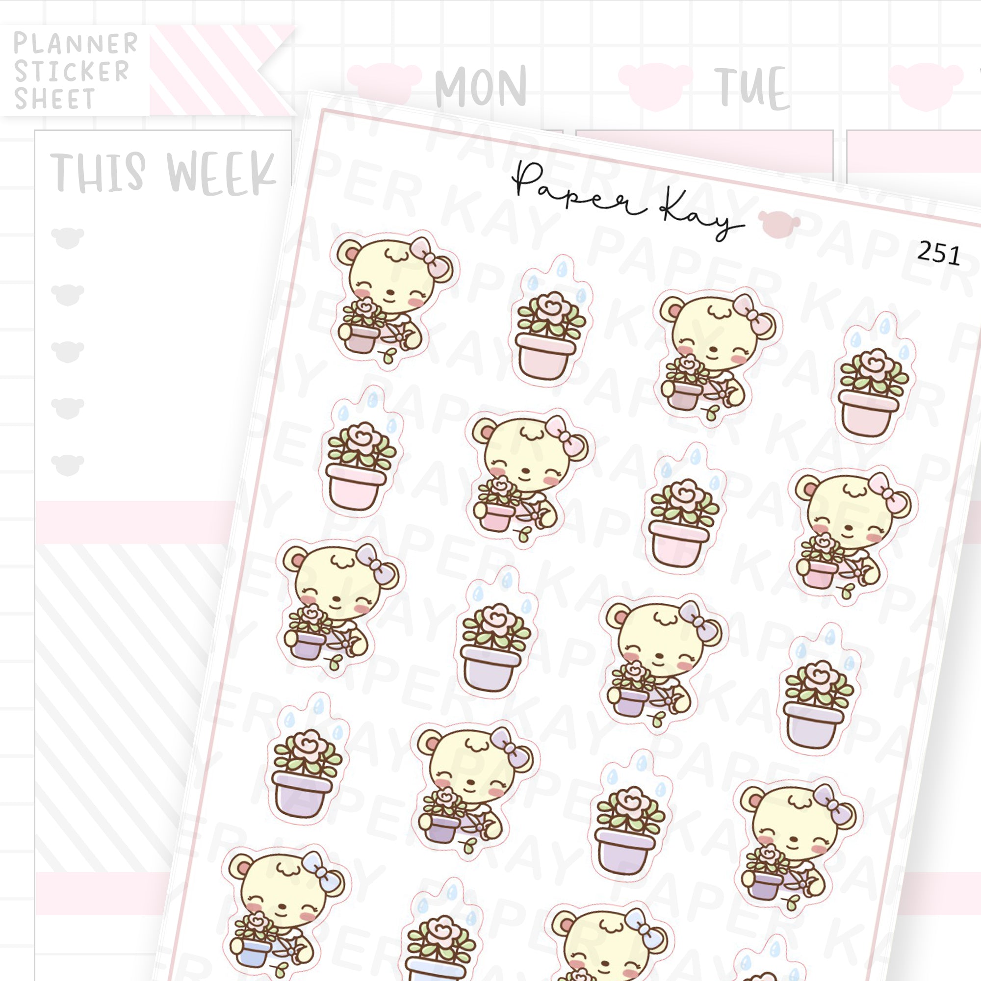 Pruning Plants Sticker Sheet – Paper Kay