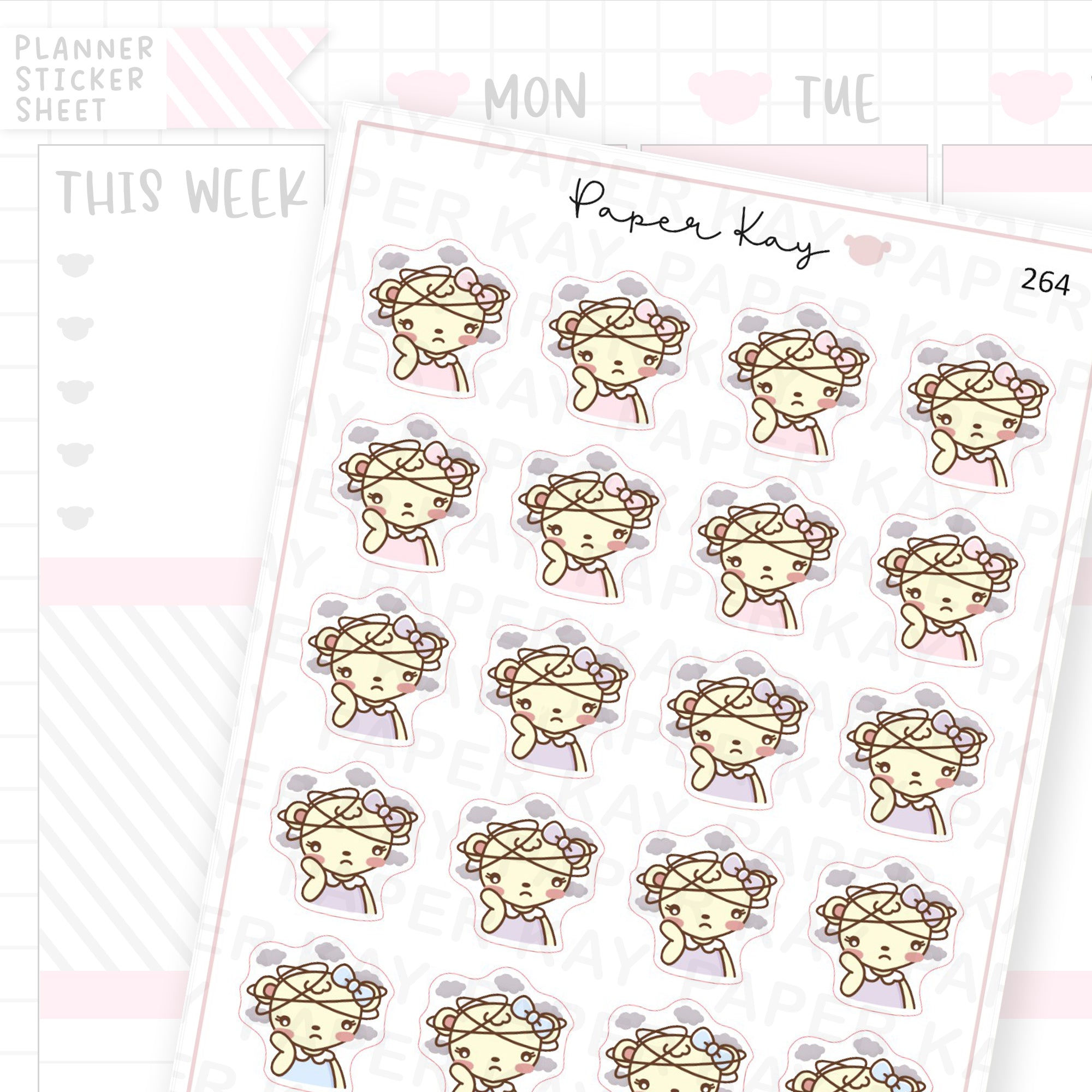 Bad Thoughts Sticker Sheet – Paper Kay