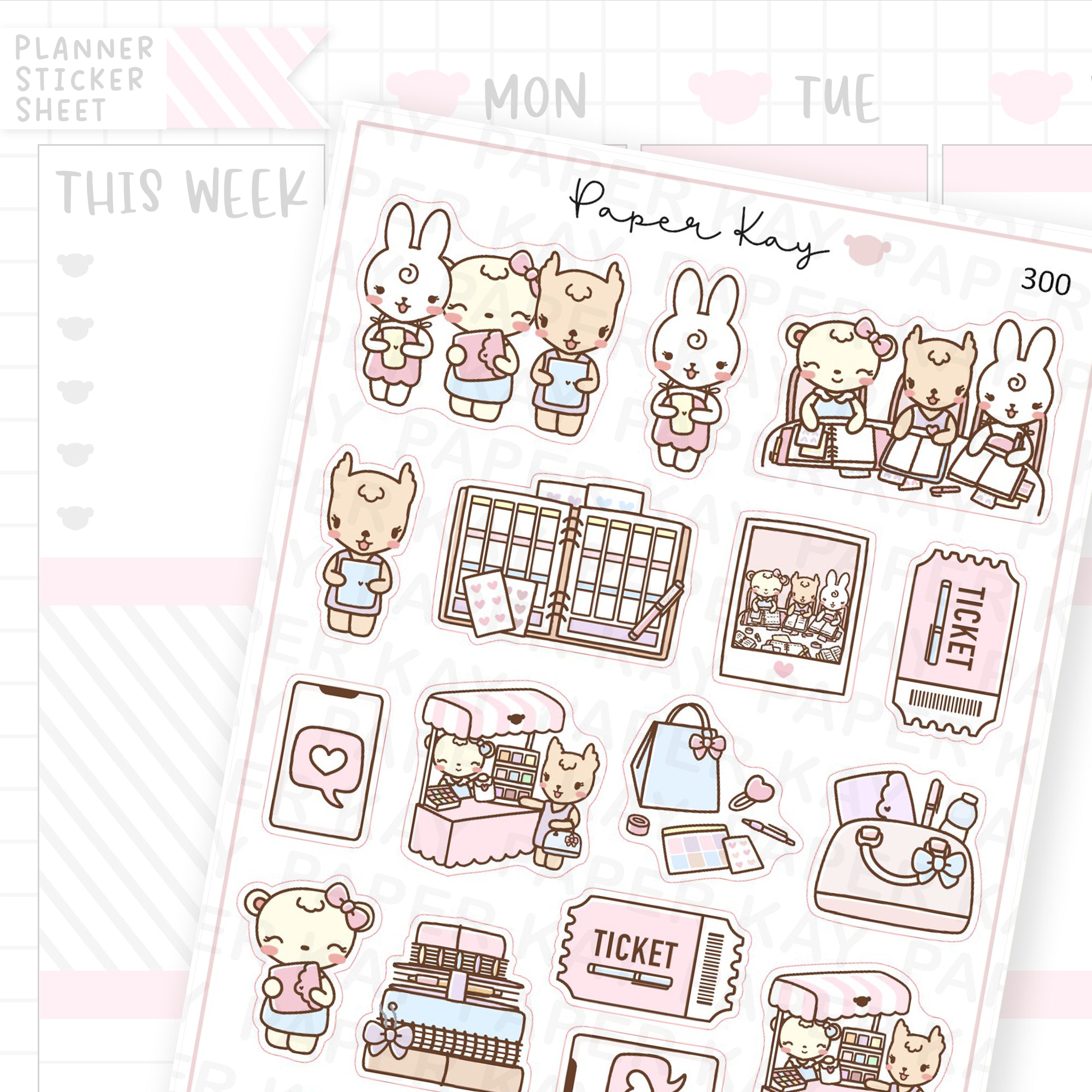 Planner Meet Up Sticker Sheet – Paper Kay