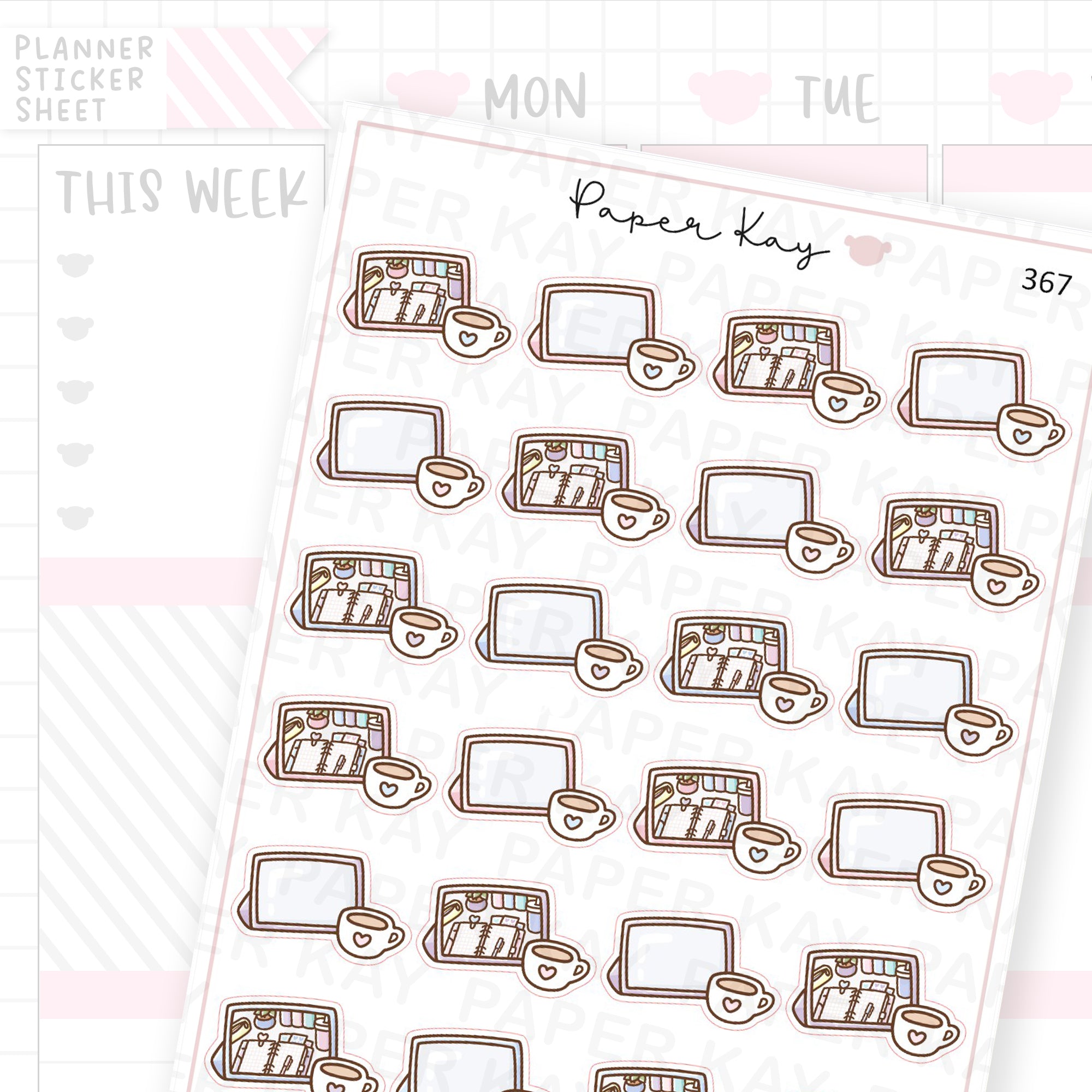 Ipad Sticker Sheet – Paper Kay