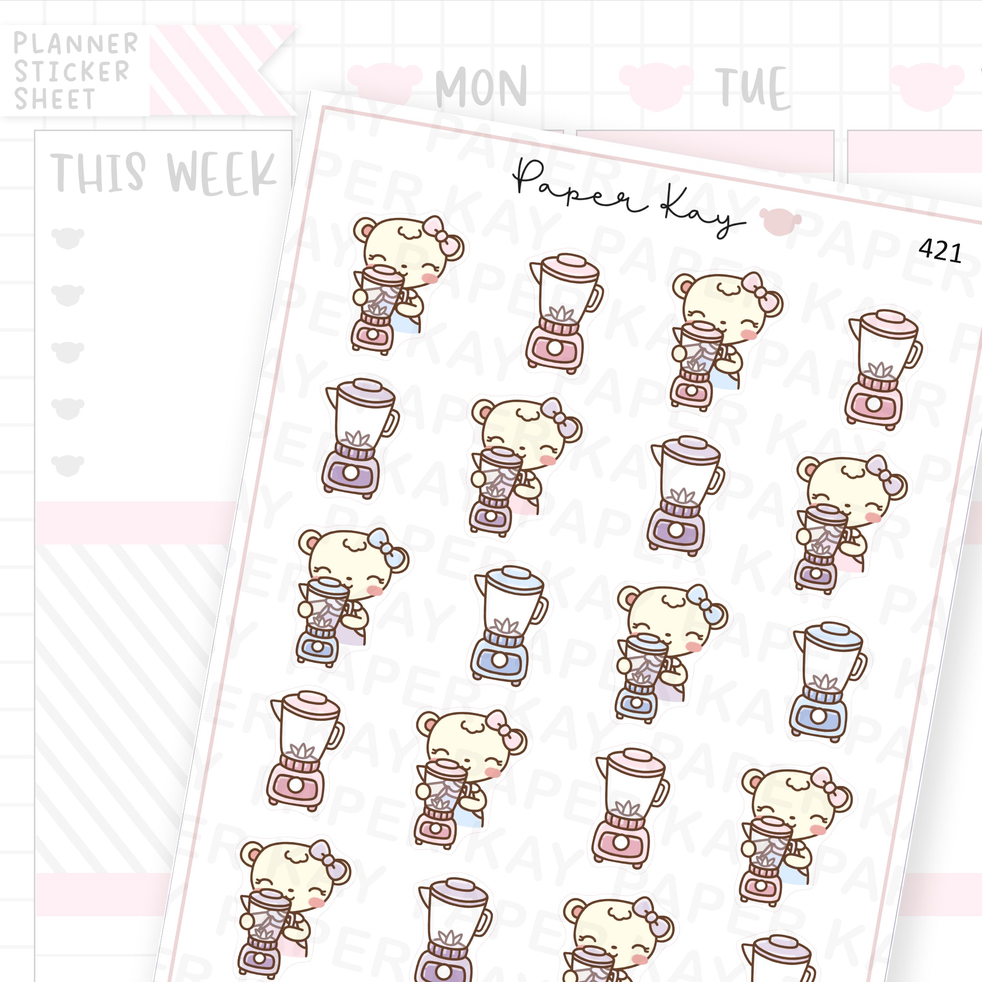 Blender Sticker Sheet – Paper Kay