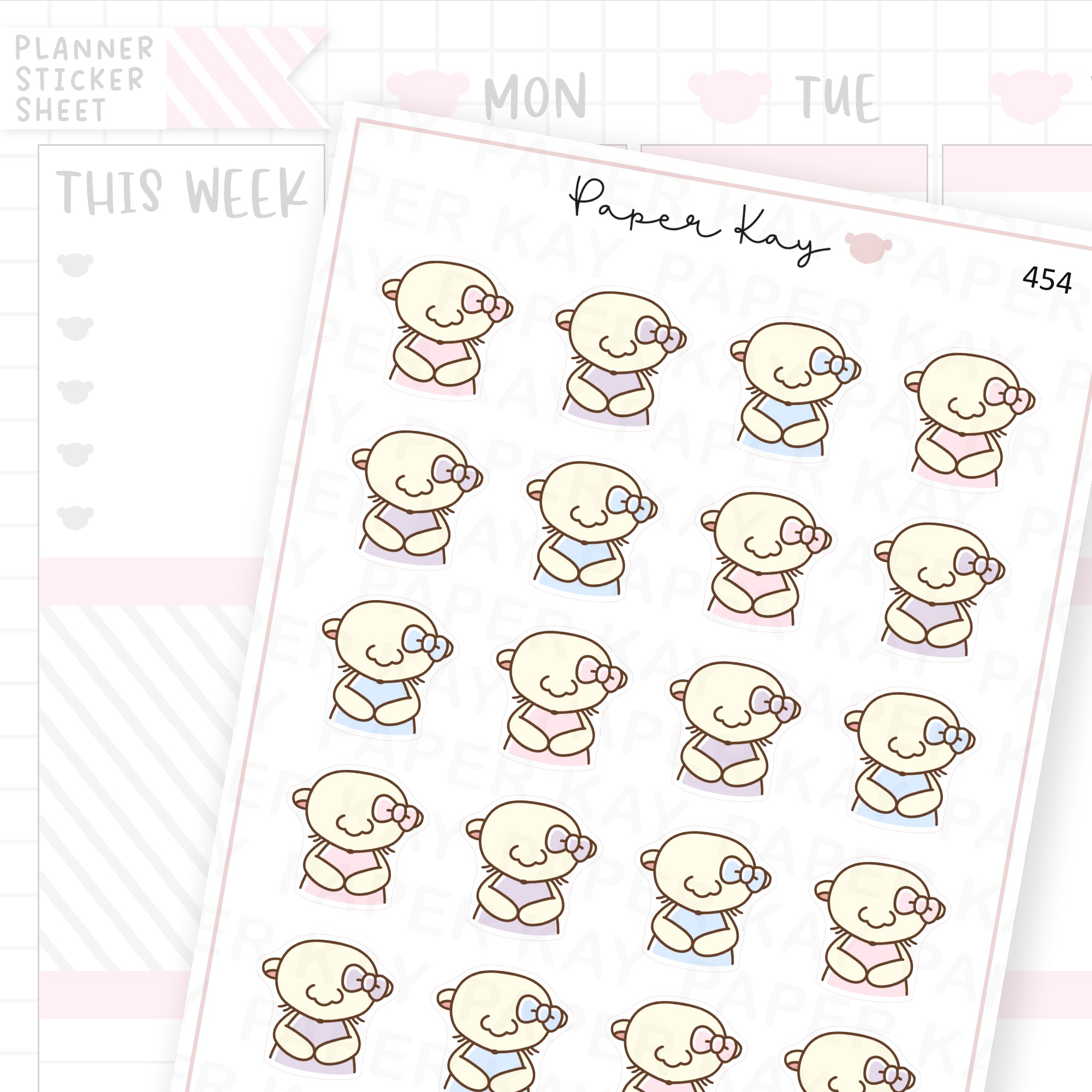 Sorry/Sad Sticker Sheet – Paper Kay