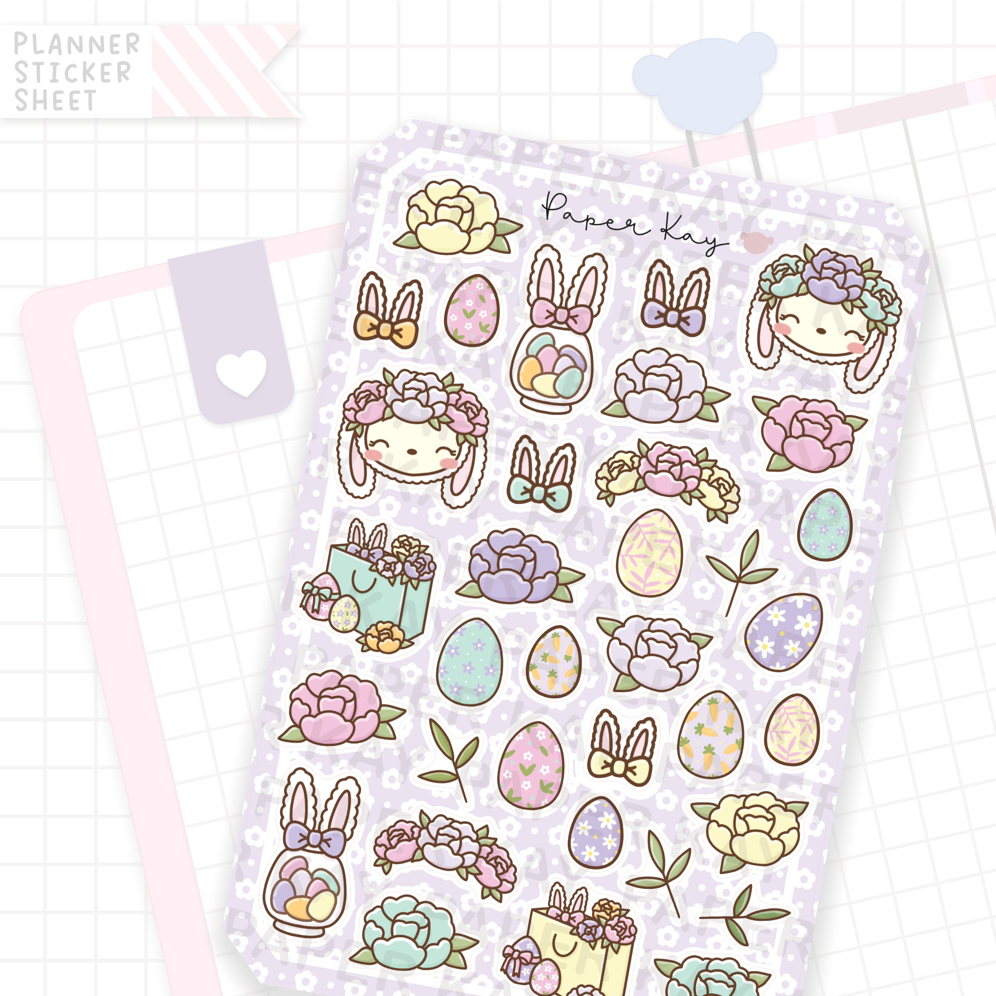 Easter Time Bujo Deco Stickers – Paper Kay
