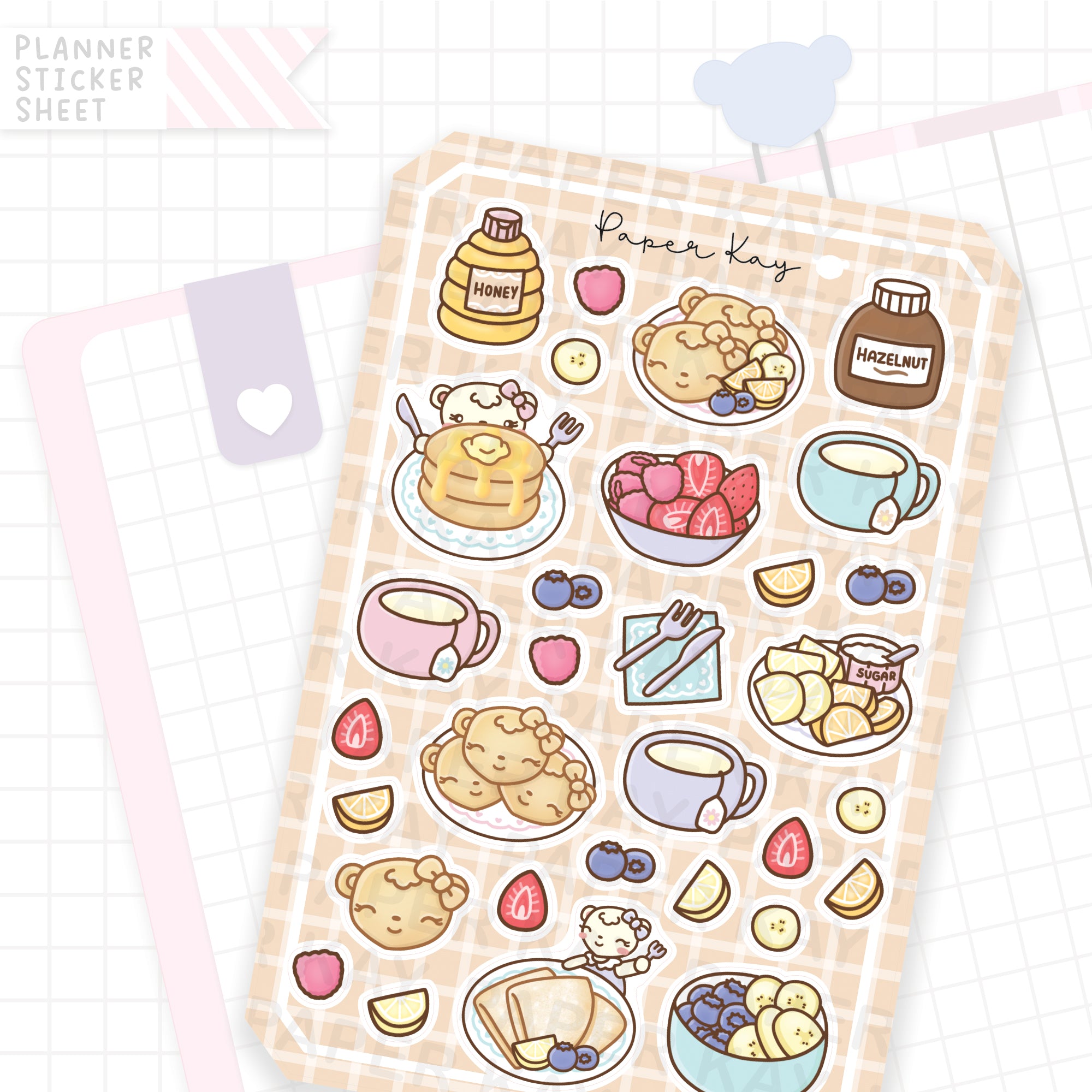 Pancake Day Bujo Deco Stickers – Paper Kay