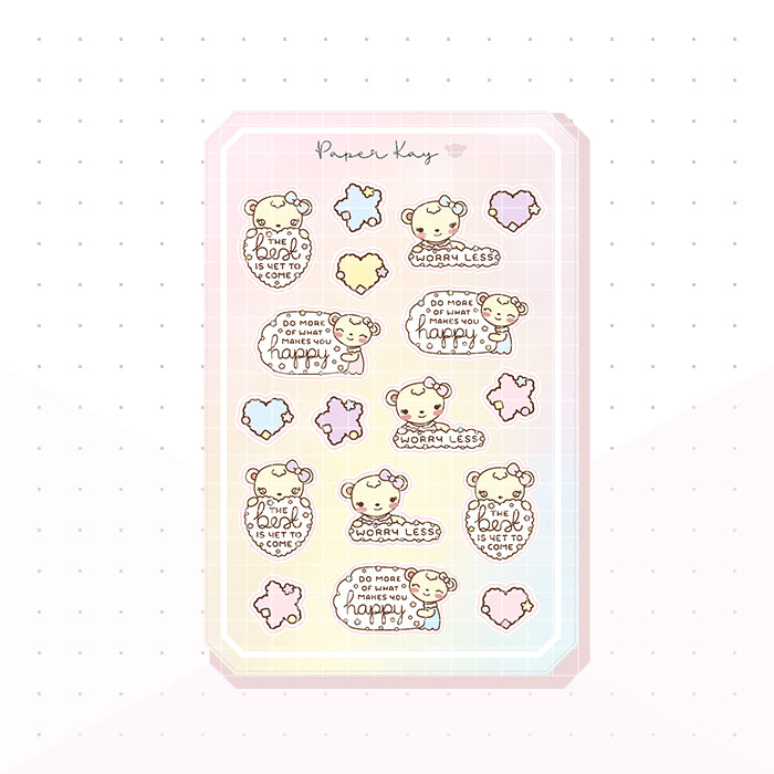 Positive Thoughts Bujo Deco Planner Stickers – Paper Kay