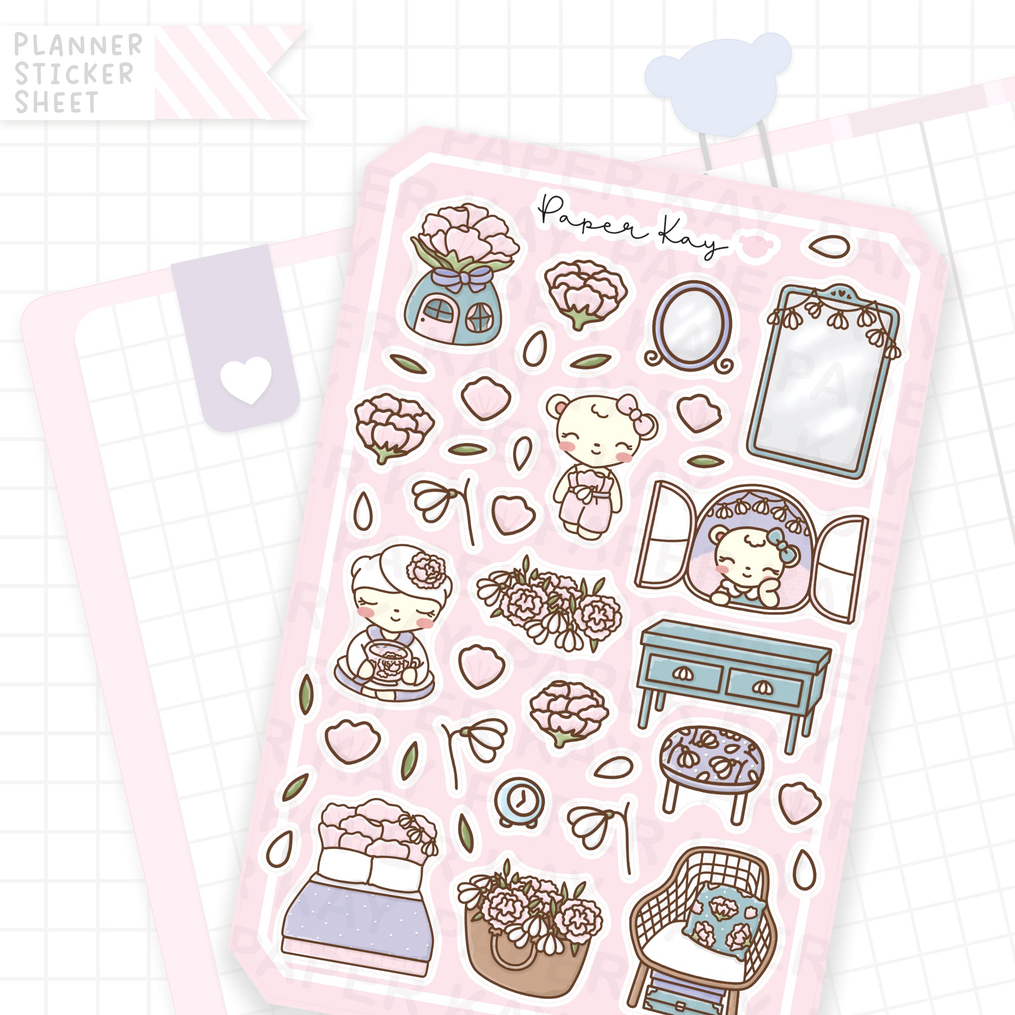 Petals Home Bujo Deco Stickers – Paper Kay